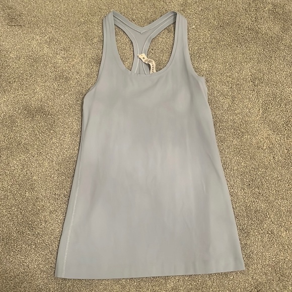 lululemon athletica | Tops | Lululemon Cool Racerback Baby Blue Size 4 ...